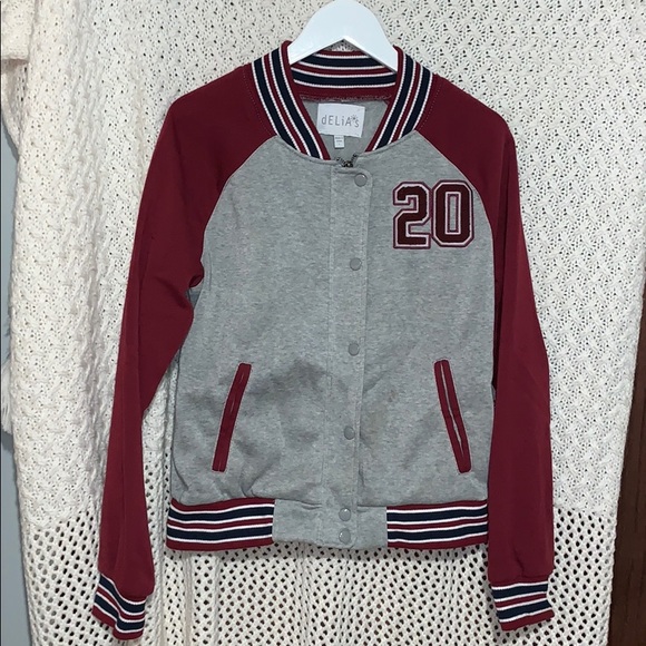 dELiA*s | Jackets & Coats | Mock Letterman Jacket | Poshmark